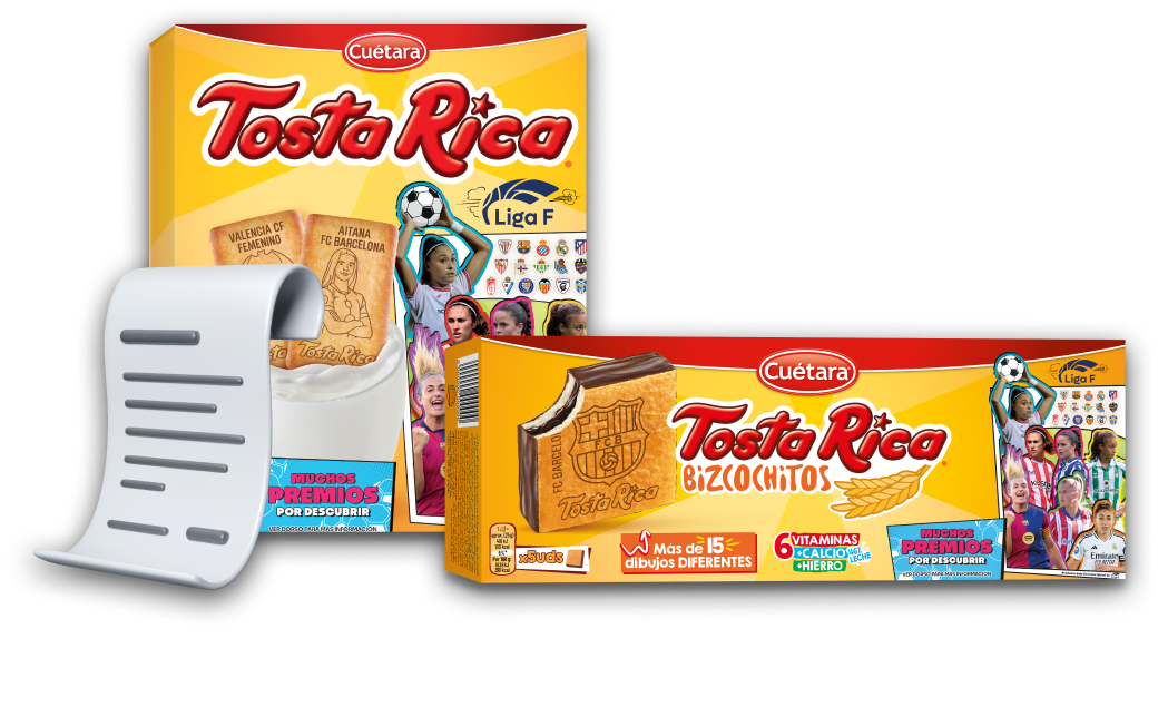 Consigue premios de campeonato con las galletas o bizcochitos TostaRica ...